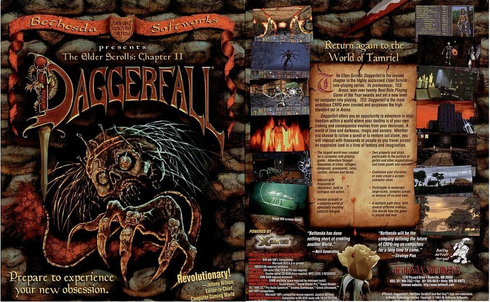 Gaming since 198x » Blog Archive » The Elder Scrolls 2 : Daggerfall